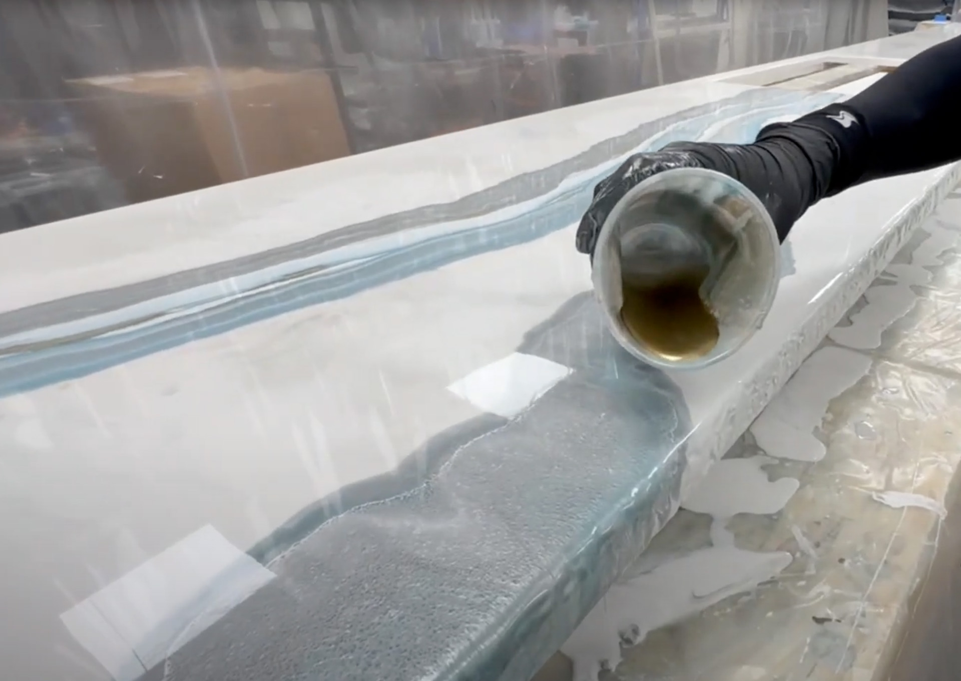 How We Create an Exotic Vein Effect with Epoxy | Artisan Design Concepts